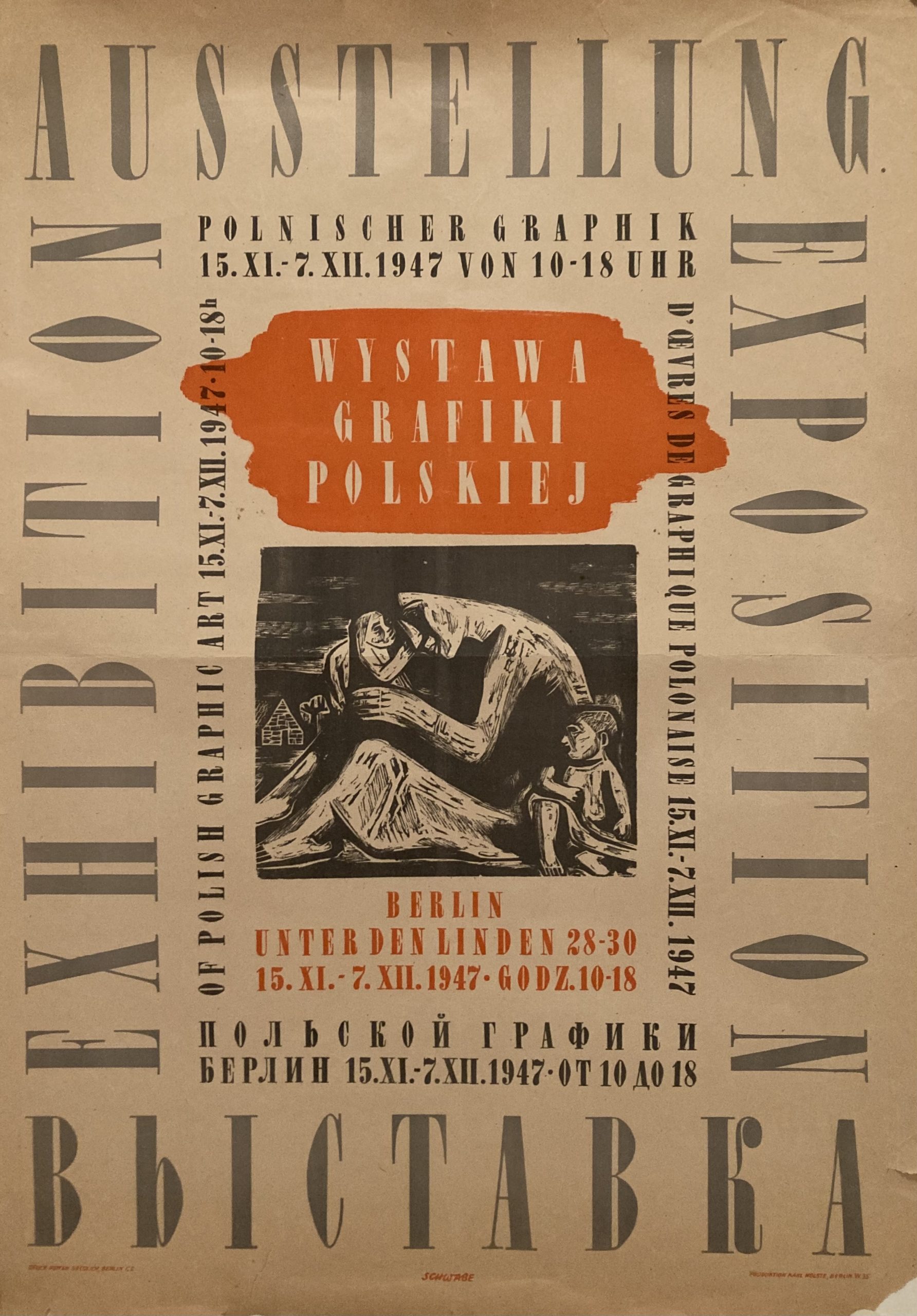 Polish Graphics Exhibition - Kiki Werth Original Vintage Posters