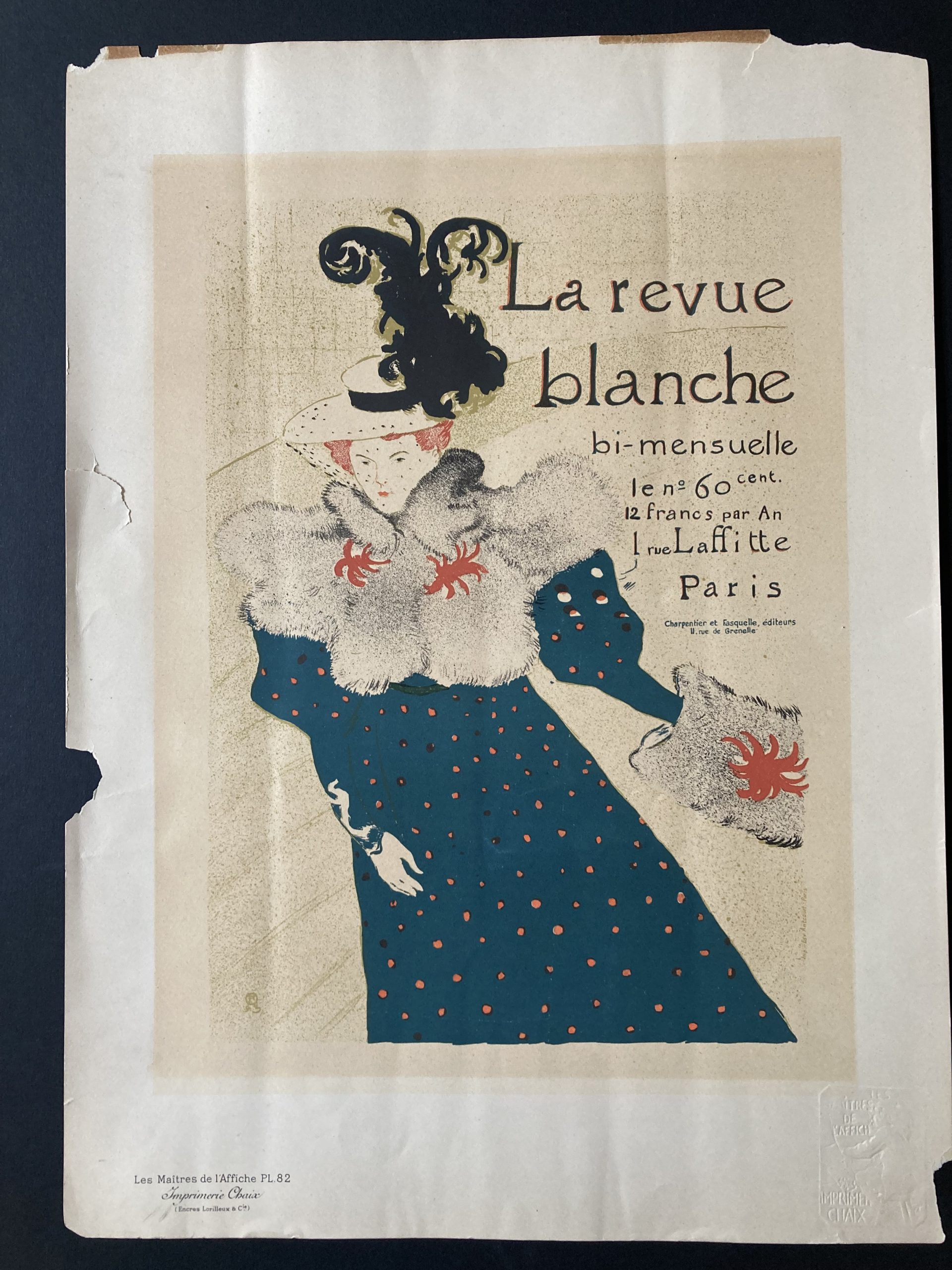 La Revue Blanche Les Maîtres de l'Affiche PL 82 Toulouse-Lautrec - Kiki ...