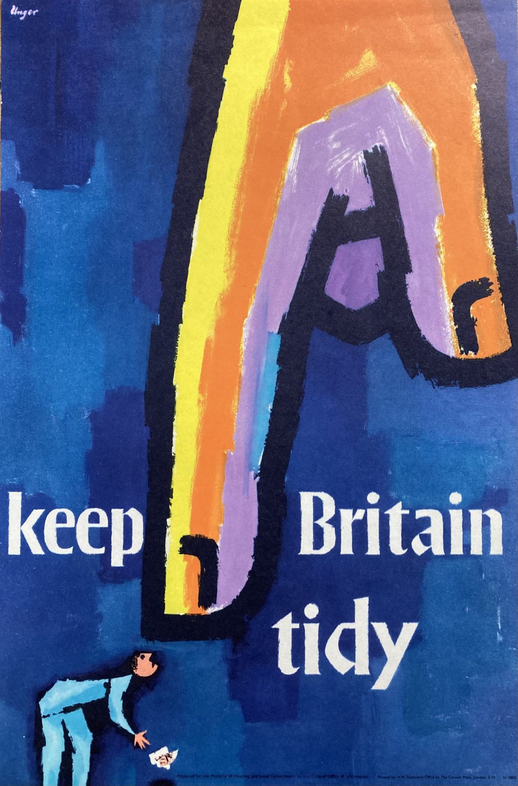 Keep Britain Tidy - Kiki Werth Original Vintage Posters