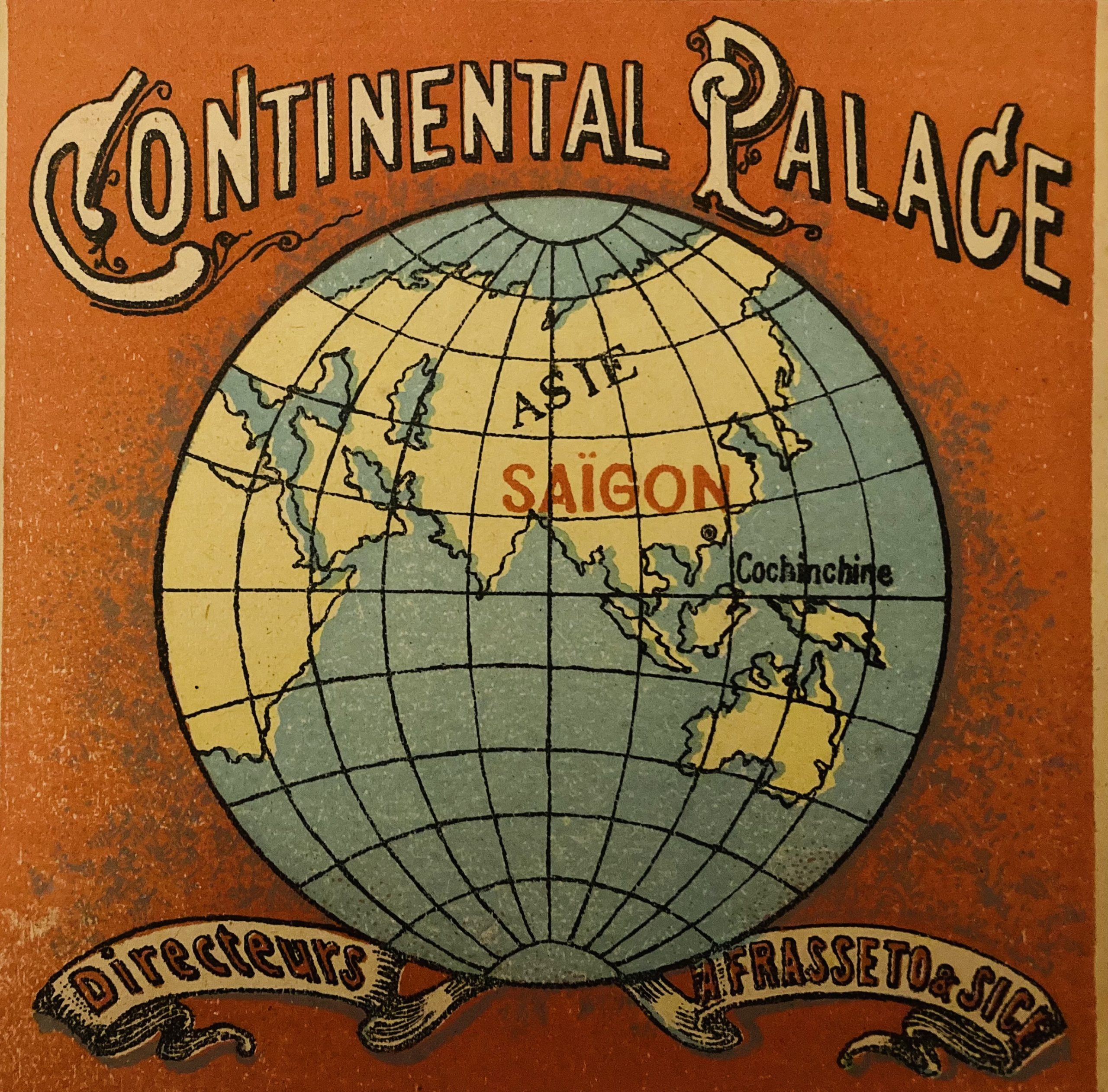 Continental Palace Saigon luggage label - Kiki Werth Original Vintage ...